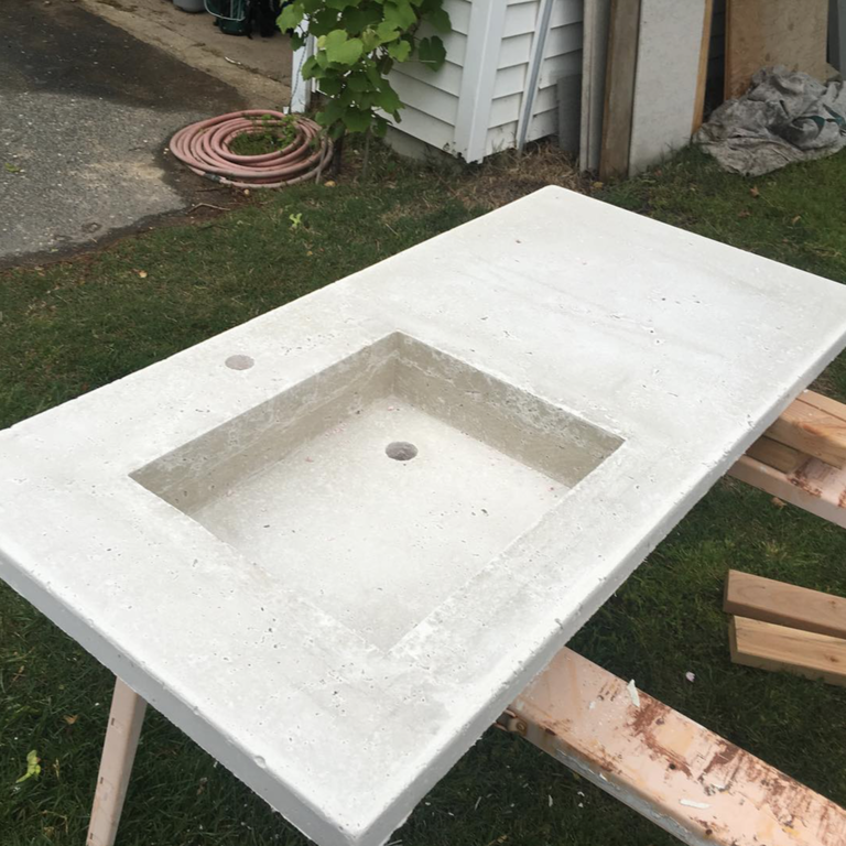 Concrete Vanity Sink » SurfWood Solutions Contractor